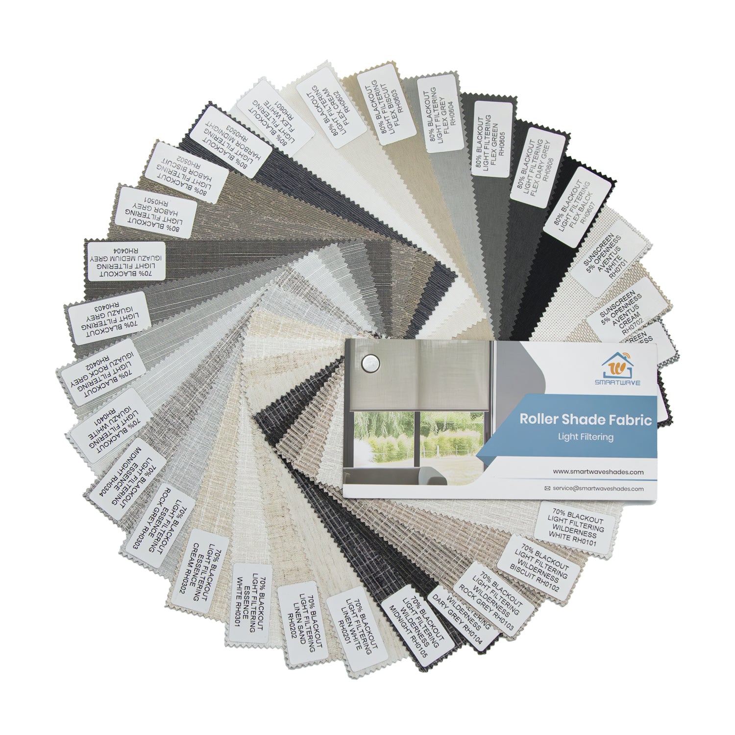 Light Filtering Fabric Samples
