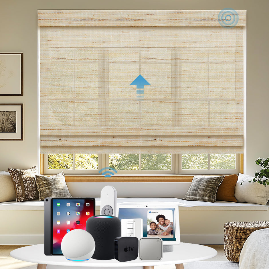 Natural Bamboo Blinds | Woven Wood Shades | SmartWave