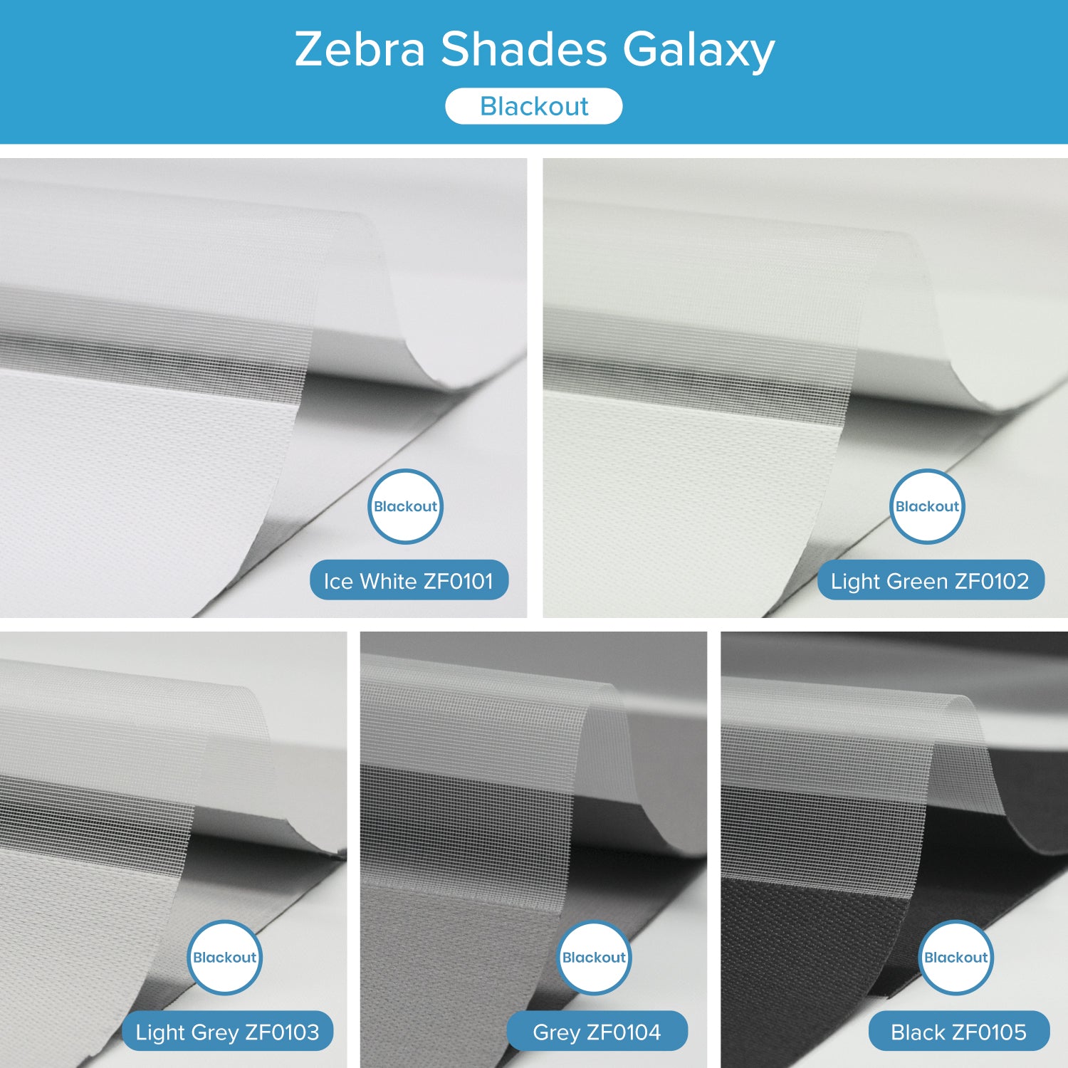 Zebra Shade Fabric Samples