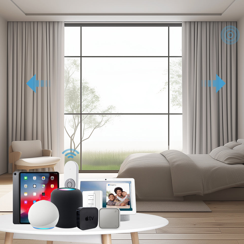 SmartWave Motorized Drapery 100% Blackout Harmony