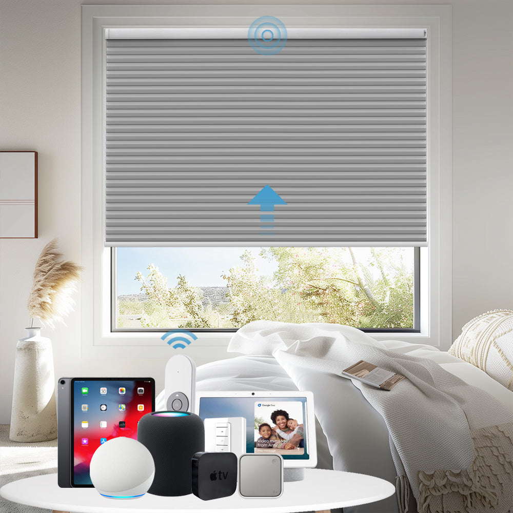 SmartWave Motorized Blackout Cellular Shades Venus
